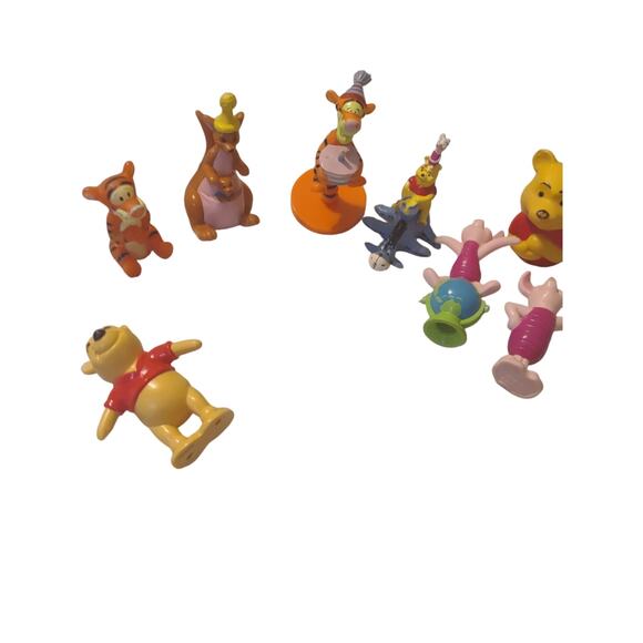Winnie the Pooh | Toys | Lot Of 8 Winnie The Pooh Pvc Figurines Tigger ...